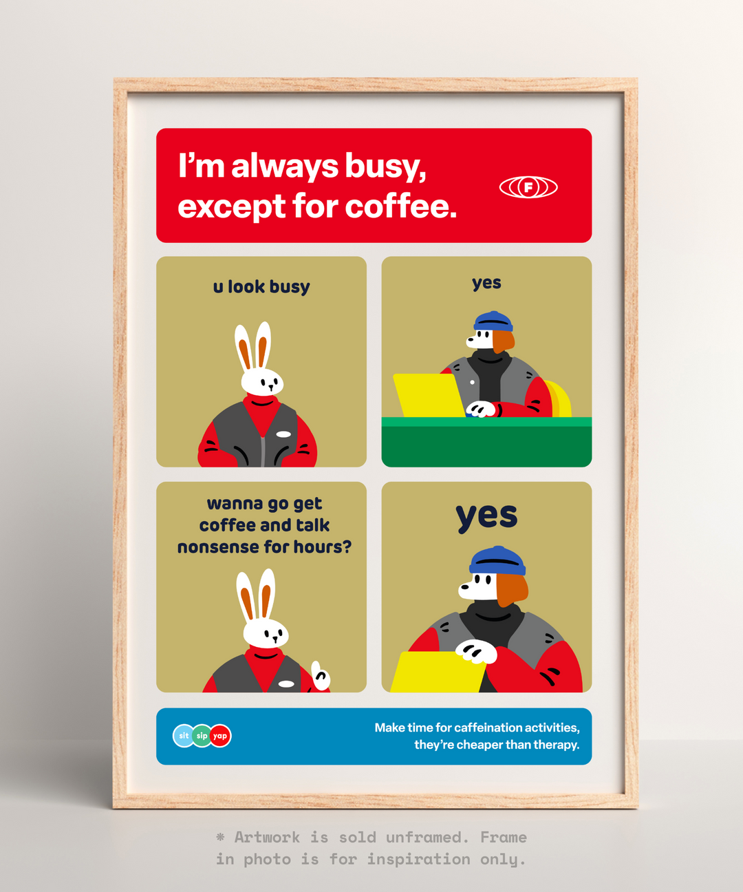 Always Busy Poster – FABLENAUT